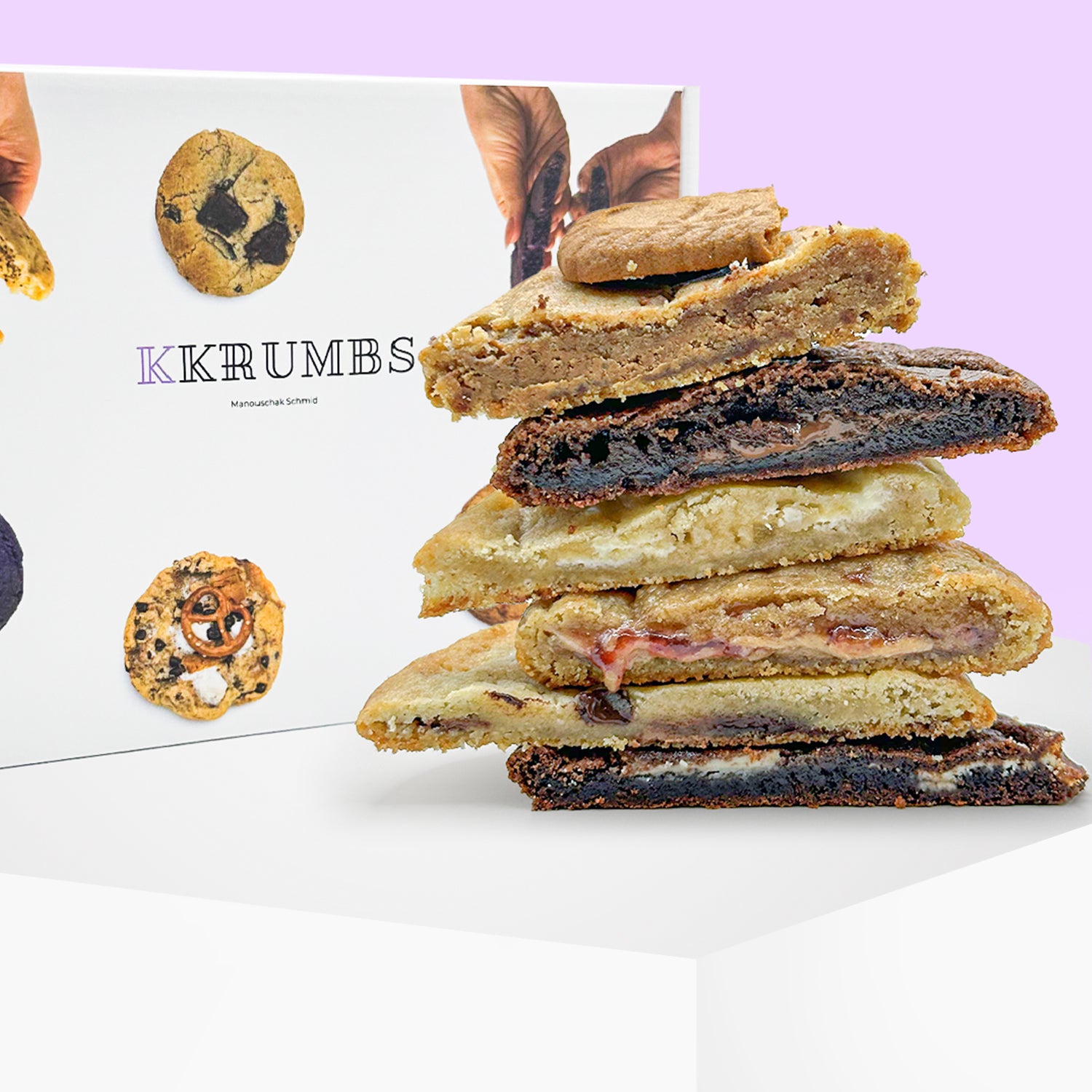 The Signature Box of 6 – KKrumbs - Freshly baked and delivered cookies ...